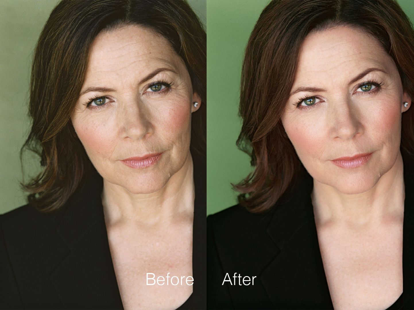 Women’s Headshot Before and After – SOPHON KETHOM